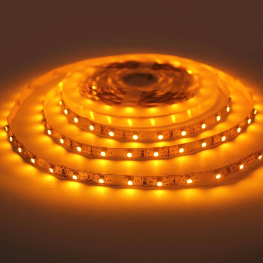 LED pásek noční AMBER 3528 4,8W 12V 60LED IP20 | led pásky | VALMAX